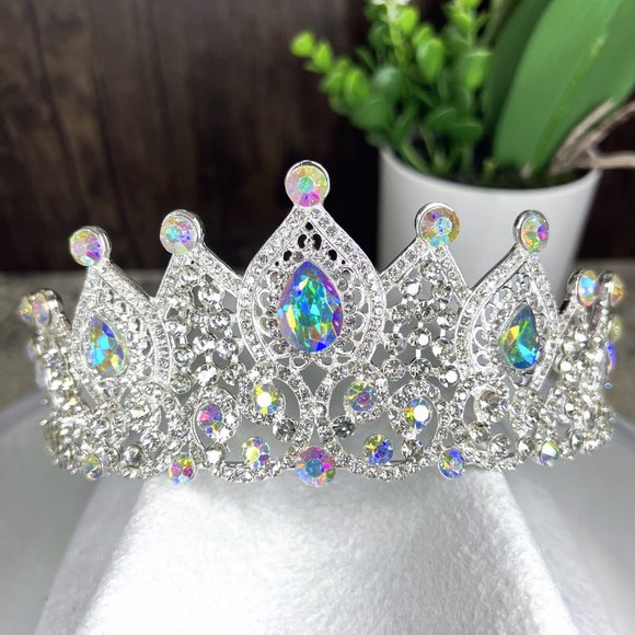 Accessories | Wedding Crystal Crown Queen Tiara Bride Crowns For Women ...